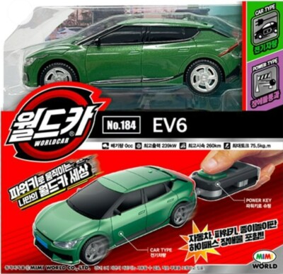 World Car Power Key EV6 Shooting Launch Car Toy Figure Mini Car High ...