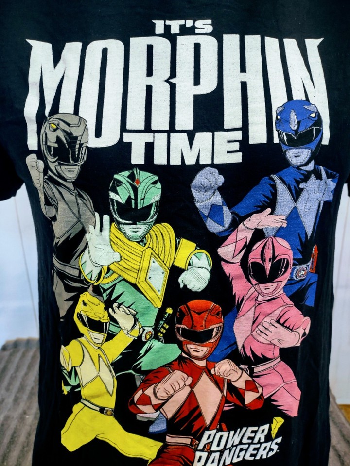 Power Rangers T-Shirt Size Power Rangers It’s Morphin Time Men's Medium | eBay