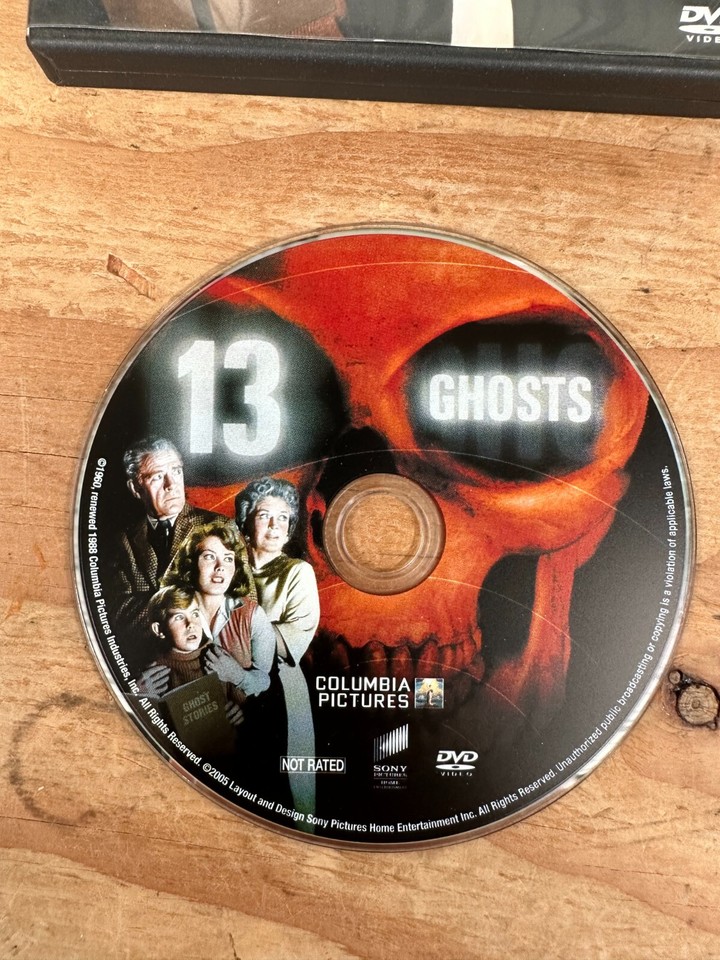 13 Ghosts 1960 (DVD, 2001) Horror Thriller Suspense 43396065505 | eBay
