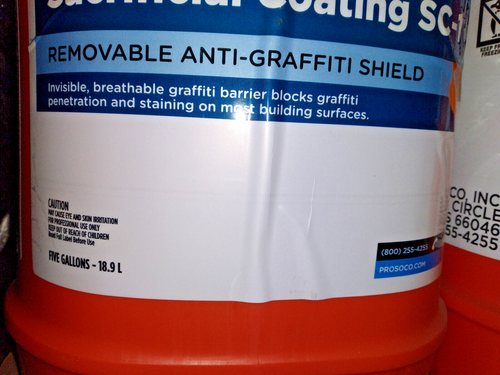 Prosoco Sacrificial Coating SC-1, Removable Anti-Graffiti Shield, 5 ...