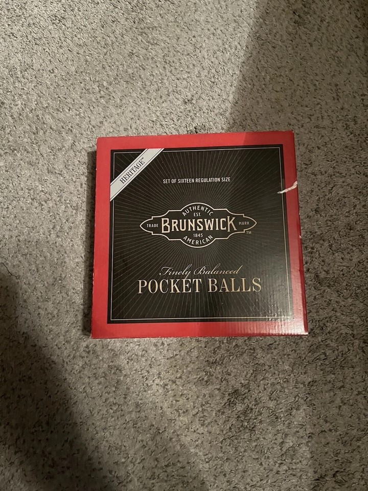 Brunswick Heritage Pool/Billiards Ball Set -- Used Excellent Condition ...