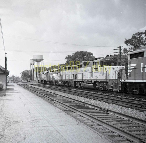 UP Union Pacific EMD GP20 Locomotive #724 - Vintage Railroad Negative ...