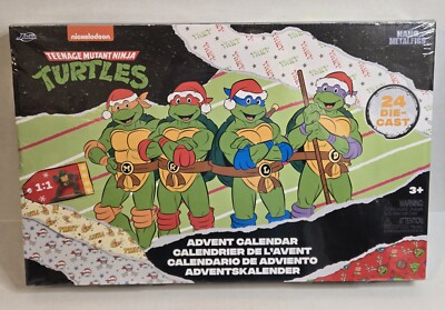 Teenage Mutant Ninja Turtles TMNT Advent Calendar 2024 Nano Metalfigs ...