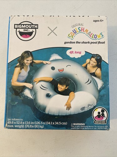 Big Mouth x Squishmallow Gordon the Shark 4ft Pool Float Summer ...