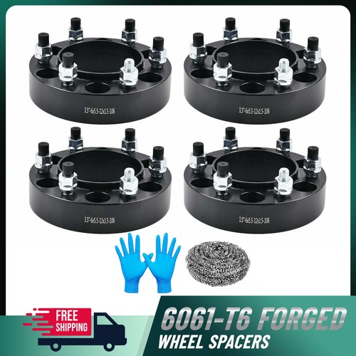 (4) 1.5" 6x5.5 6x139.7 12x1.5 Wheel Spacers for Toyota 4Runner Tacoma ...