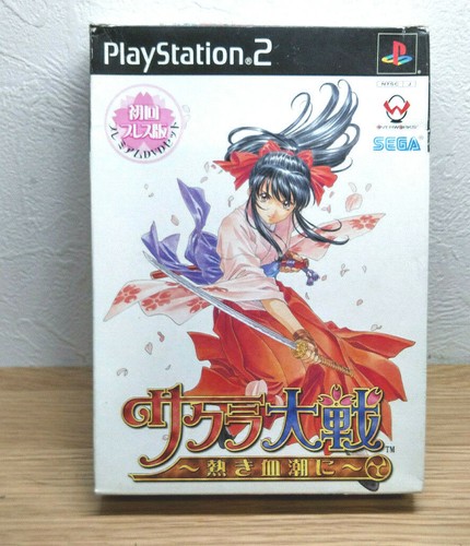 Sakura Wars Taisen Atsuki Chishio Ni 1st press limited PS2 Japan F/S US ...
