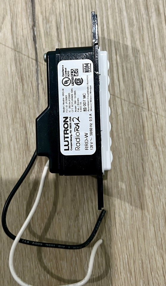 Lutron RRDW-WH Radio RA2 6 Button Keypad Plus Up And Down - White | eBay