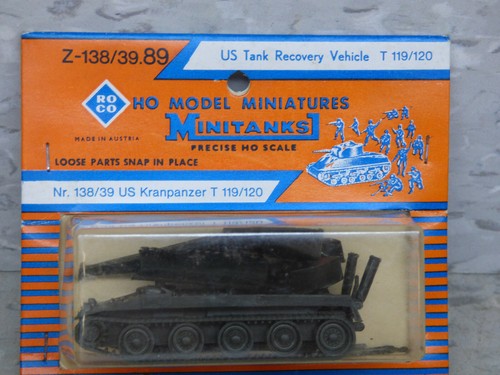 Roco Minitanks (NEW) 1/87 Modern US T-119 / 120 Tank Recovery Vehicle ...
