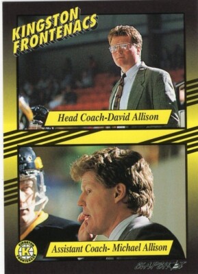 David Allison Michael Allison 1993-94 Kingston Frontenacs | eBay