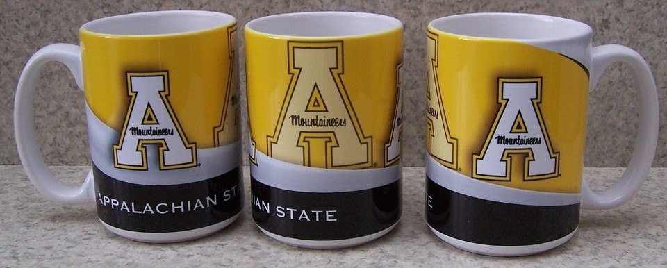 Coffee Mug NCAA Appalachian State Mountaineers NEW 15 ounce cup with ...