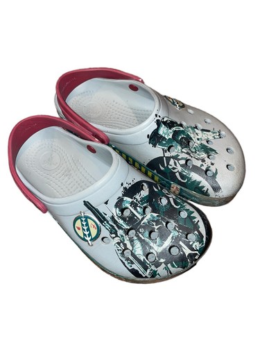 Crocs Star Wars Boba Fett Mules Limited Edition 7 Mandalorian Kids Size ...