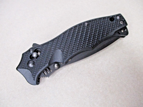 Rare Discontinued SOG Vulcan VG-10 Seki Japan Knife Black Blade Knives ...