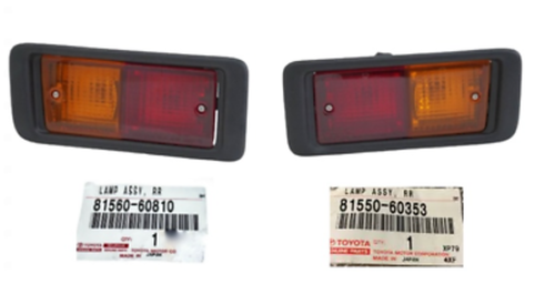 Toyota Genuine OEM Landcruiser Bumper Lamp Assy Tail Light RH & LH set ...