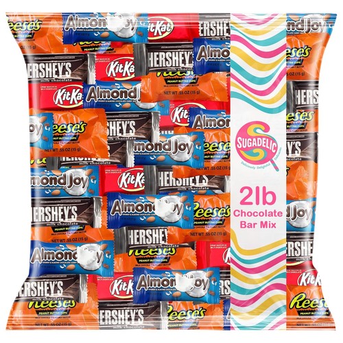 Snack Size Chocolate Bar Variety Pack – 60 Count Assorted Candy Mix ...