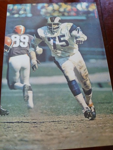 Deacon Jones Los Angeles Rams Rare Sports Illustrated Original Poster ...