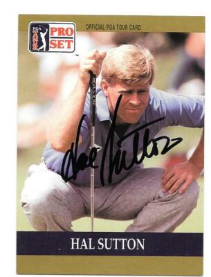 Hal Sutton PGA SIGNED / Autographed Pro Set Golf card | eBay