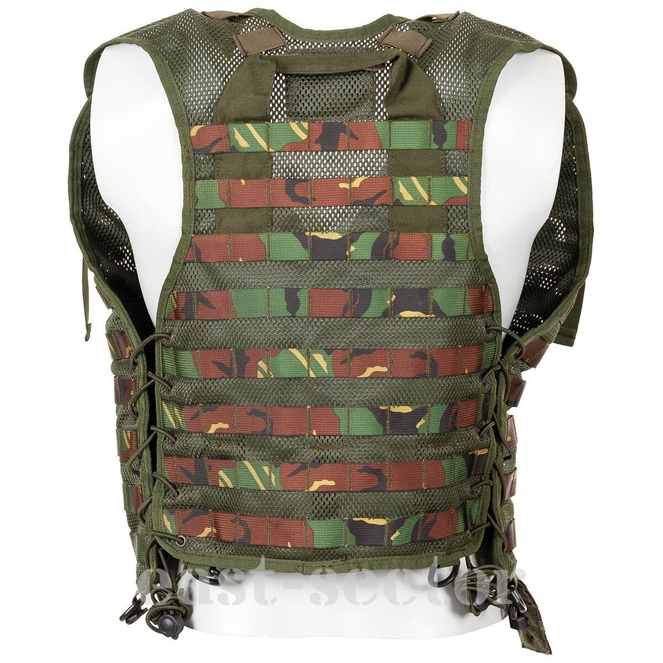 Original Dutch Army Tactical MOLLE Vest Jacket Chest Rig DPM Camo ...