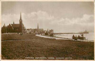 Largs Scotland Victoria Esplanade, Largs, Looking South OLD PHOTO ...