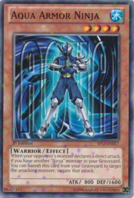 Aqua Armor Ninja - SP13-EN017 - Starfoil Rare - Unlimited Edition x1 - Lightly P | eBay