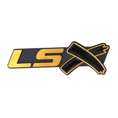 Gold Black LSX Emblem Car Body Fender Rear Trunk Lid Tailgate Badge ...
