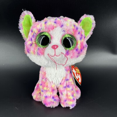 TY Beanie Baby Boos Plush Sophie Pink Kitten Cat 2015 With Tags Stuffed ...