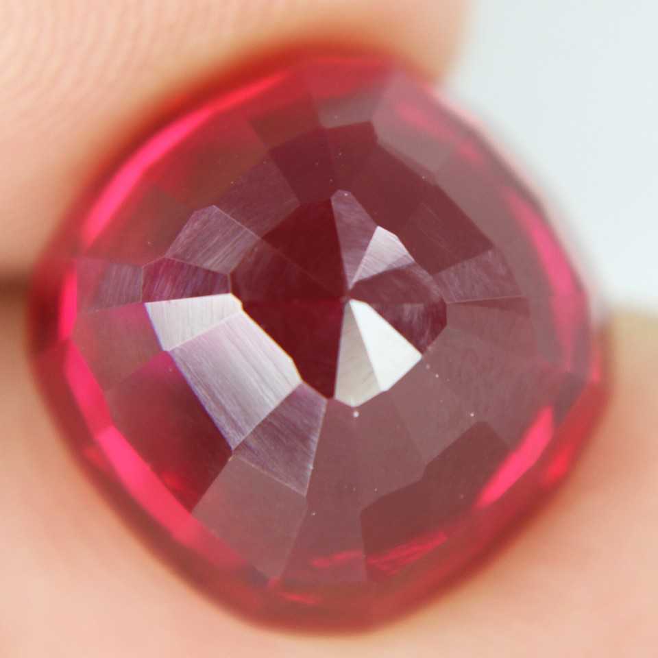 8 Ct Certified Natural Red Ruby Brilliant Cushion Cut Loose Gemstones ...