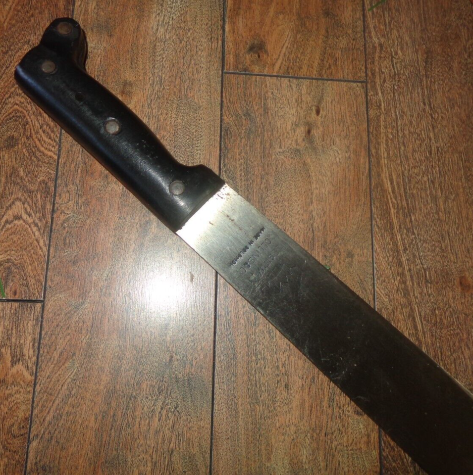 Legitimus Collins Machete w/ Leather Sheath made for LL Bean w ...