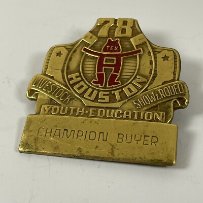 Houston Livestock Show And Rodeo 1978 Champion Buyer Youth Education ...