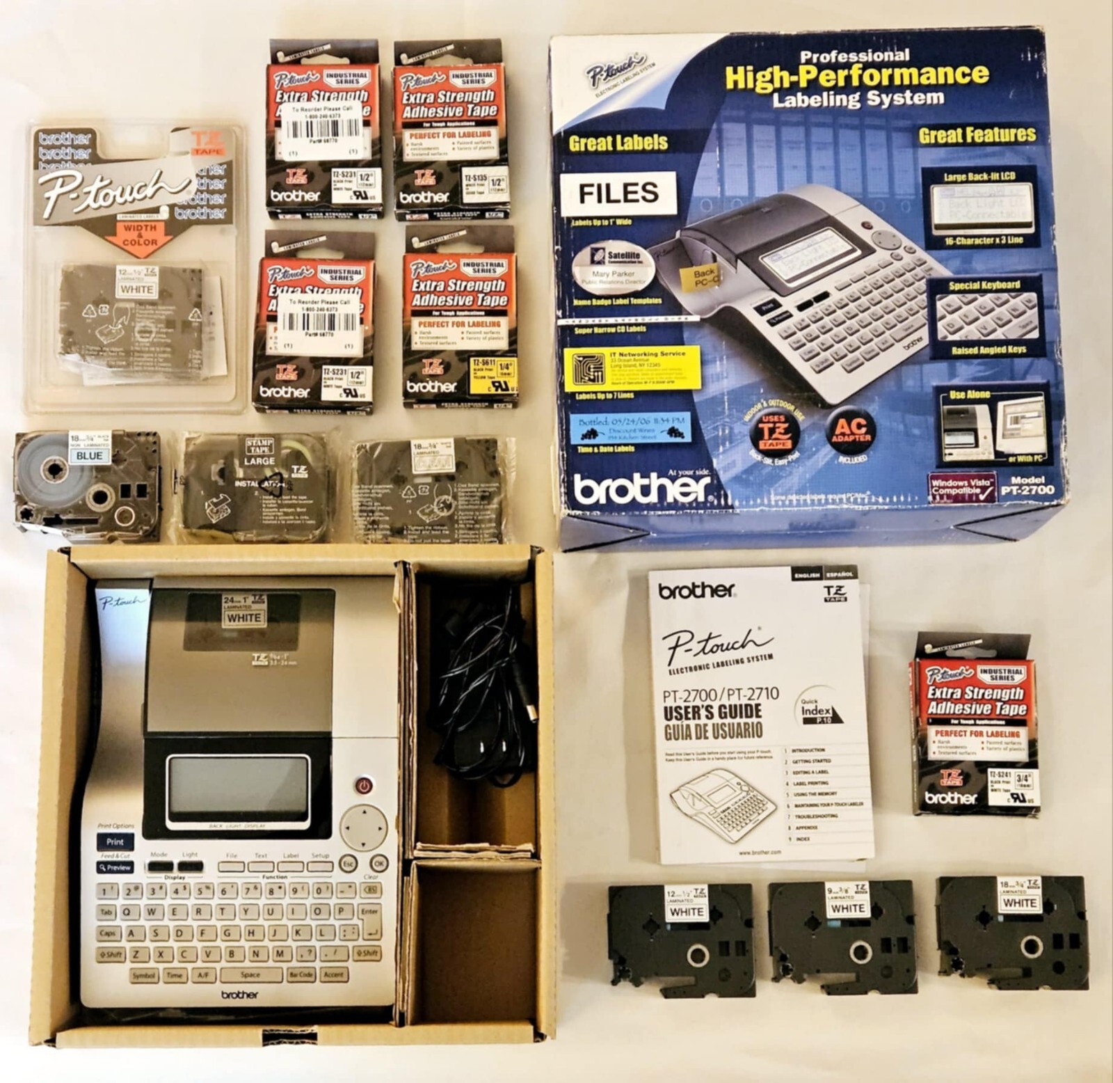 Brother P-Touch PT-2700 Thermal Label | Grelly USA