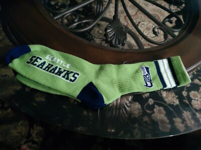 NFL Seattle Seahawks size L Large socks 10-13 NFL Team Apparel 12th Man ...