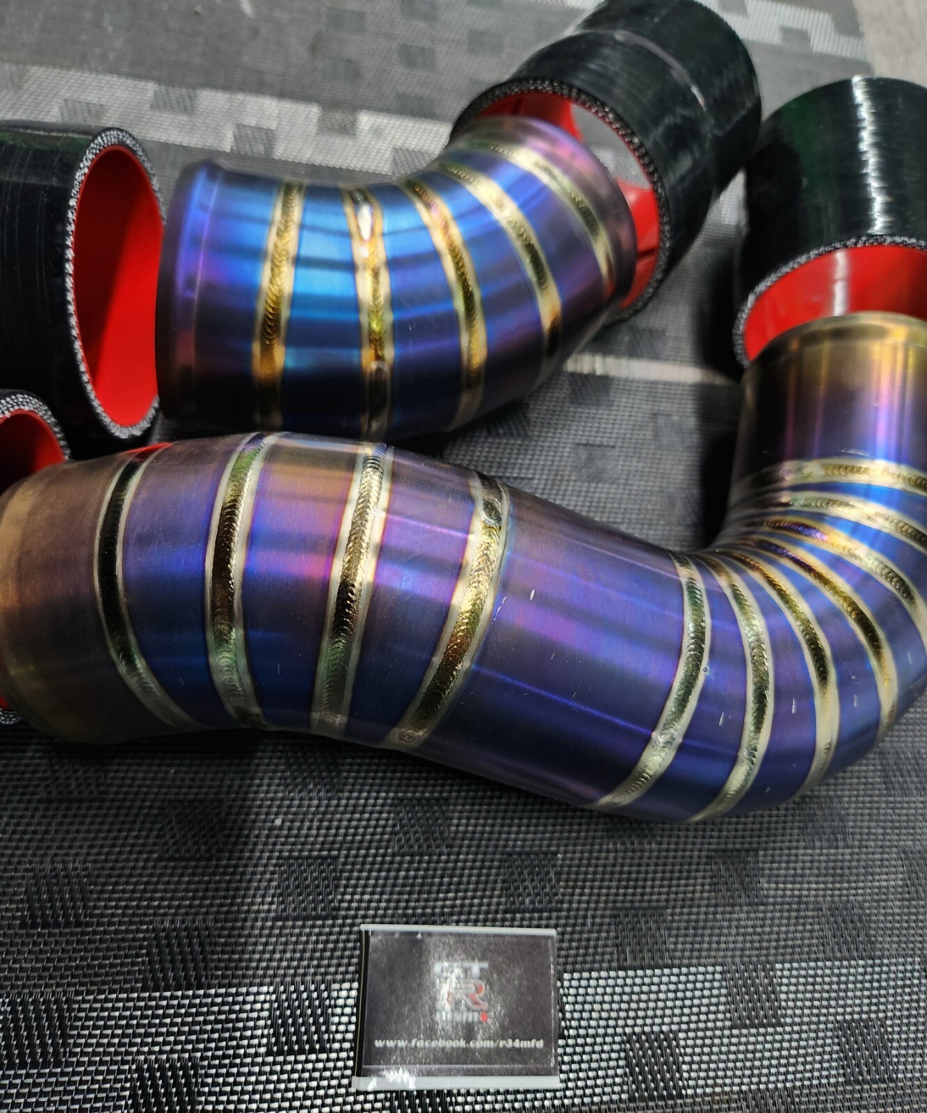 Nissan Skyline R32 R33 R34 GTR RB26DETT Titanium Intake Hoses Pipe Fit