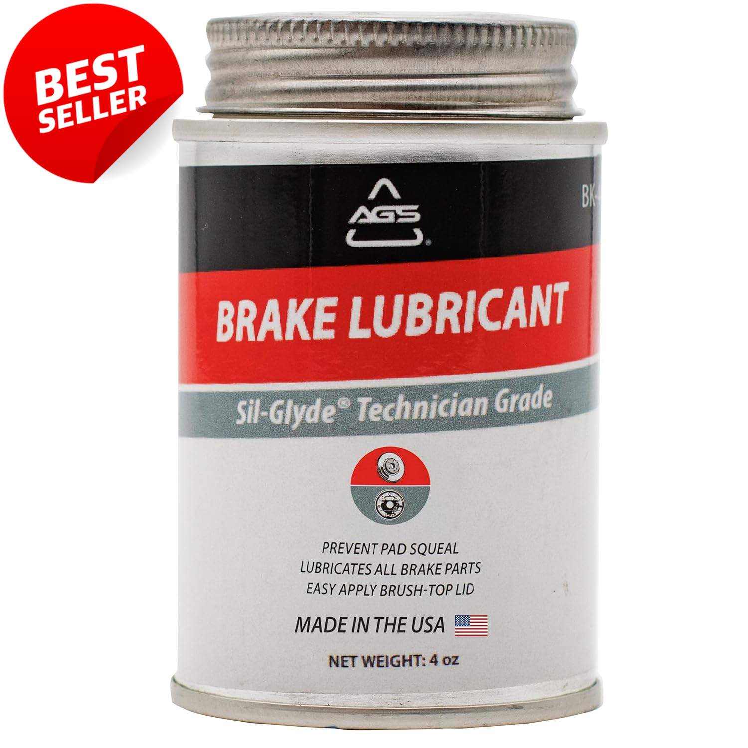 Automotive Brake Grease 4oz Sil-Glyde Silicone Caliper Lubricant ...