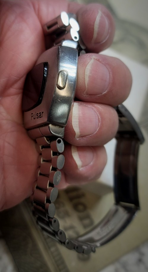 Pulsar 3013 P3 Watch Stainless Steel & Working See all pics for wear ...