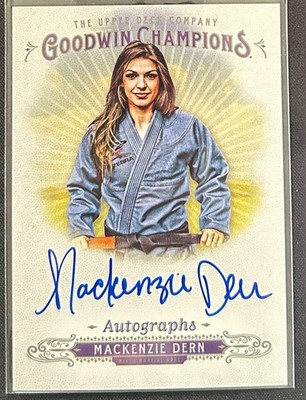 Mackenzie Dern 2018 UD Goodwin Champions Autograph Card. A-MD. Rookie ...