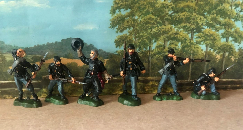 HAND PAINTED Civil War Toy Soldiers - Union VI Corps At South Mountain ...