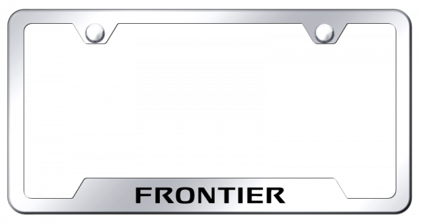 Nissan Frontier Laser Etched Logo Notched License Plate Frame Official ...