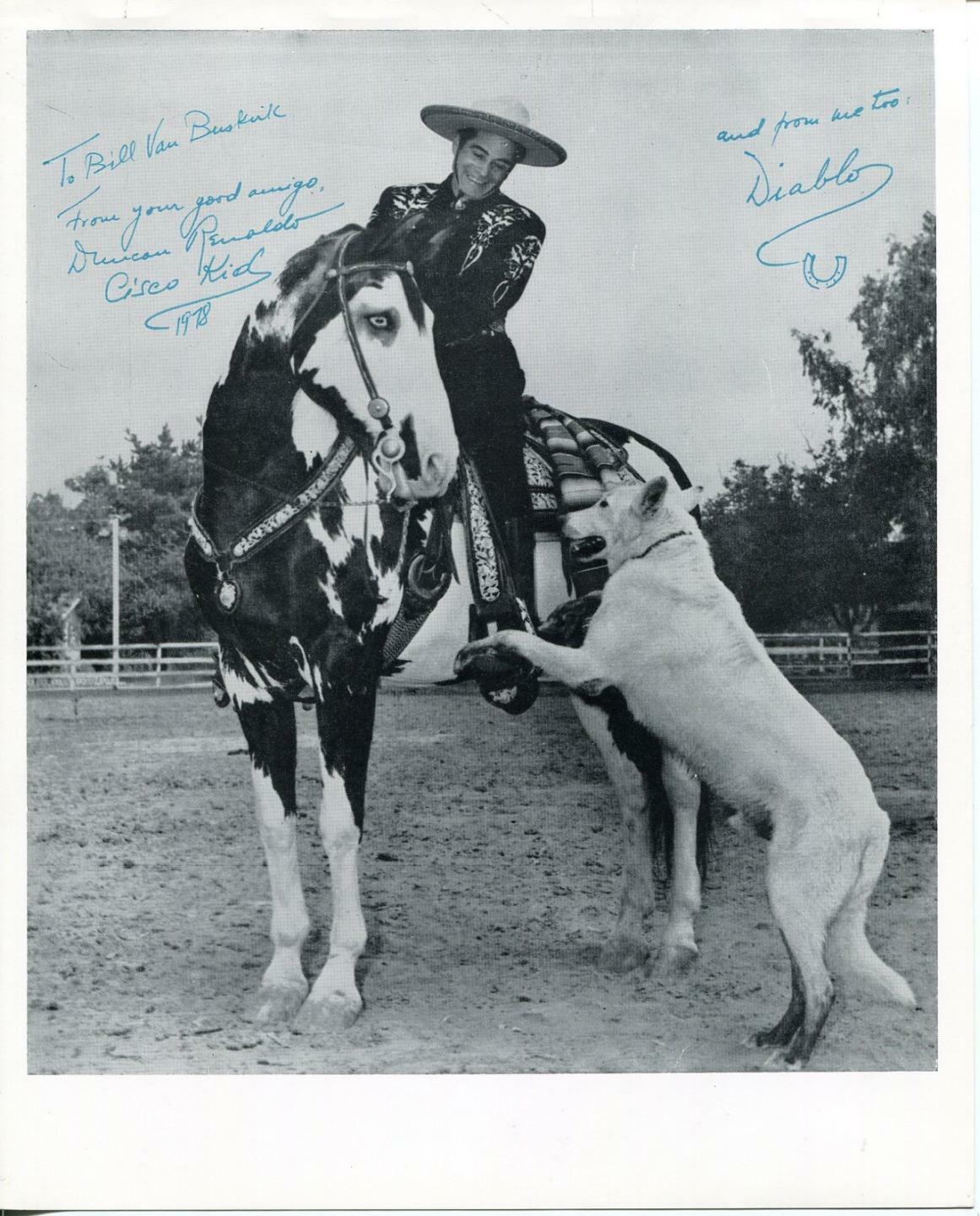 Duncan Renaldo Silent Movie Actor The Cisco Kid Zorro Rides Again ...