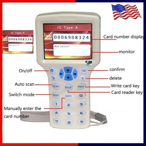 RFID Copier ID IC Reader Writer Duplicator Cloner Programmer NFC Key Cards | eBay