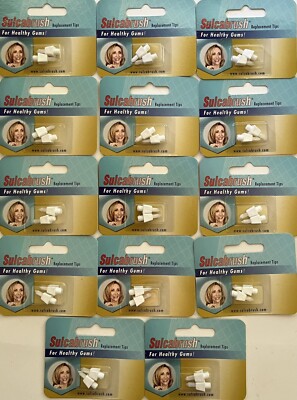 Sulcabrush Replacement Tips Refills 28 Tips (14 Packs) | eBay