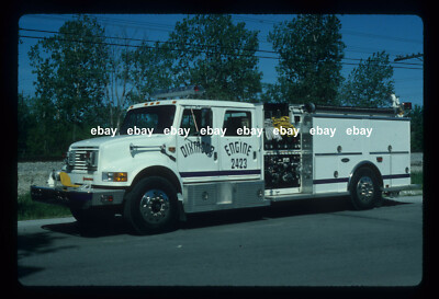 Dixmoor IL 1992 International Luverne pumper Fire Apparatus Slide | eBay