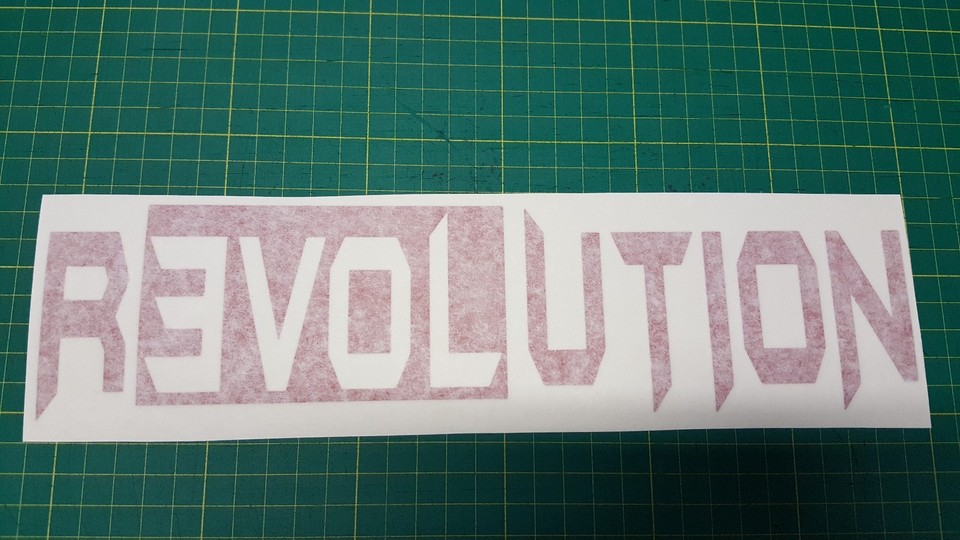 REVOLUTION 12" Vinyl Sticker/Decal Car Truck Window Vinyl Laptop Decal ...