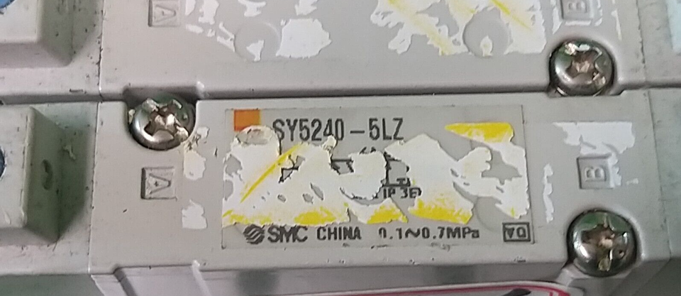 SMC SY5240-5LZ Solenoid Valve Base Mount W/ SY5240-5LZ (3), USED | eBay