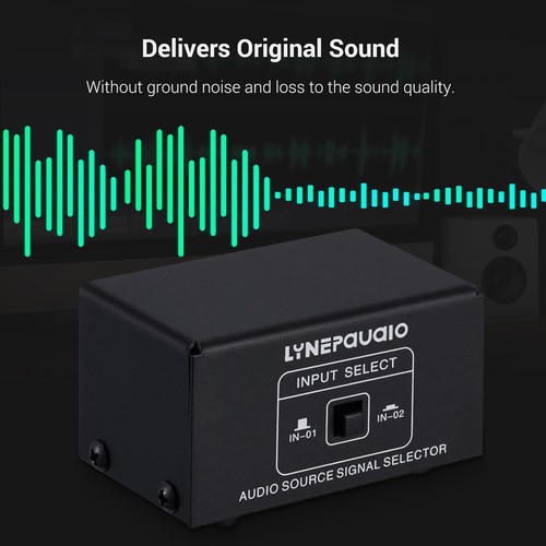 RCA Audio Source Signal Selector Audio Switcher Speaker System Metal ...