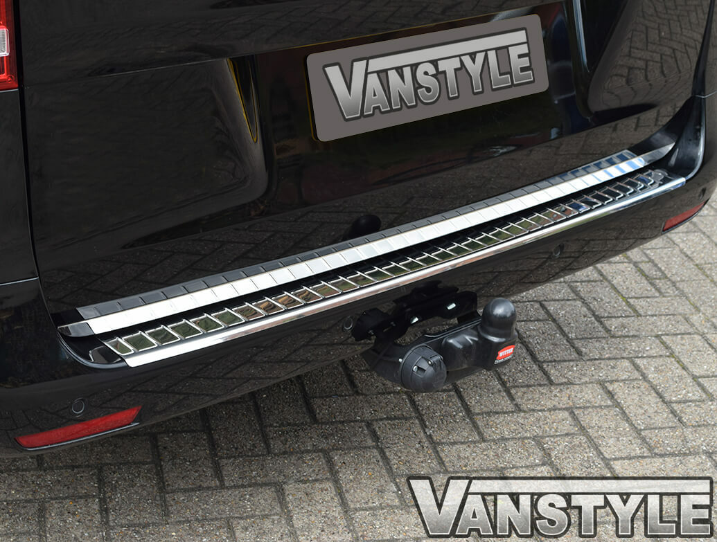 FITS MERCEDES VITO W447 14> CHROME TAILGATE TRIM LINE "BOTTOM EDGE ...