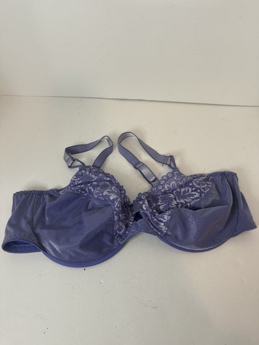 Fashion Bug womens bra 44C Lavendar shimmer lace trimmed unlined bra | eBay