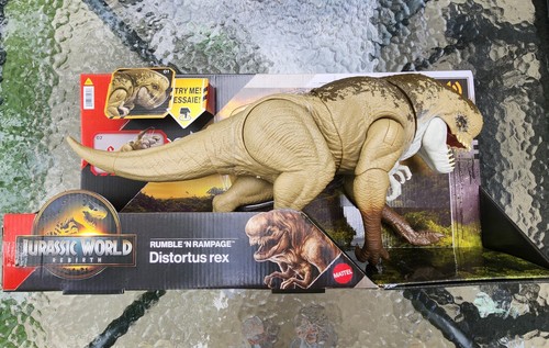 Jurassic World Rebirth Distortus Rex Drex Action Figure Rumble N ...