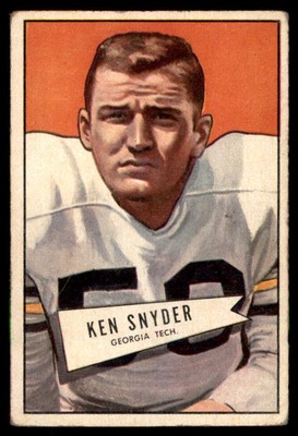 1952 Bowman Small #22 Ken Snyder (crease & surface wear) | eBay