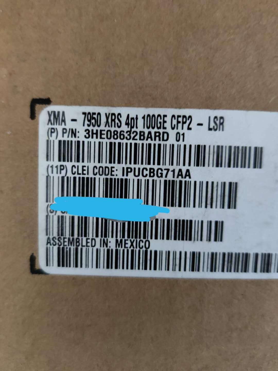 ALCATEL-LUCENT 3HE08632BA - X4-100G-CFP2 XMA 7950 XRS 4-Port 100GE CFP2 ...