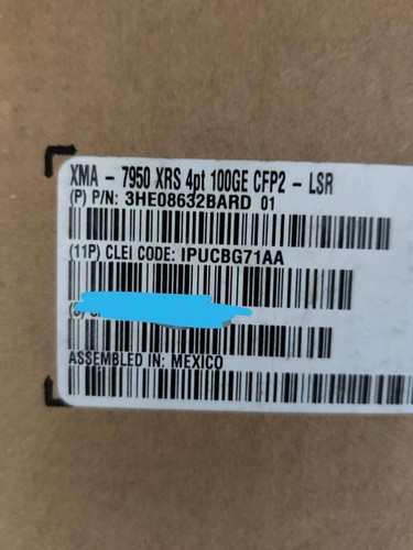 Nokia 3HE08632BA XMA- 7950 XSR 4 Ports, 100GE CFP2 -LSR IPUCBG71AA | eBay