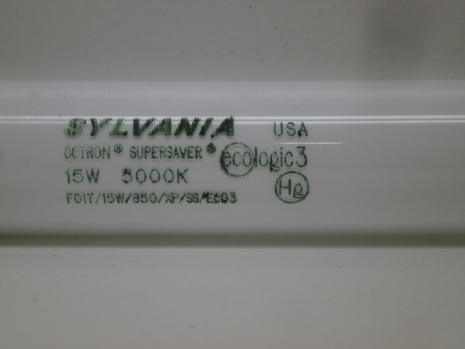 (3-Pack) Sylvania FO17/15W/850 daylight Fluorescent Lamp Bulb F17T8 ...